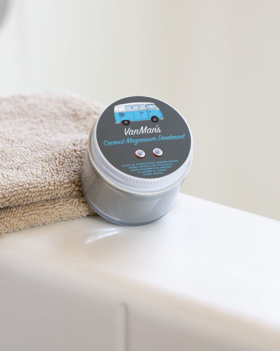 All Natural Coconut & Magnesium Hydroxide Deodorant - VanMan – VanMan ...